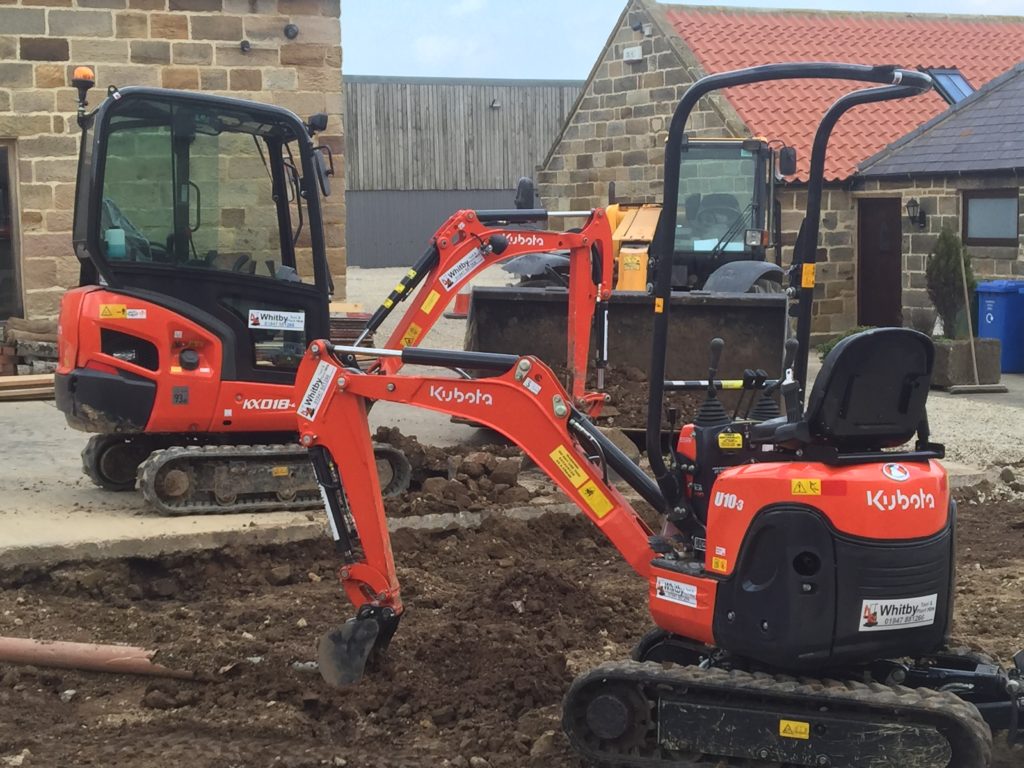 Micro Digger - Whitby Tool Hire