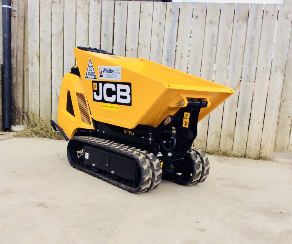 Tracked JCB Dumpster High Tip - Whitby Tool Hire